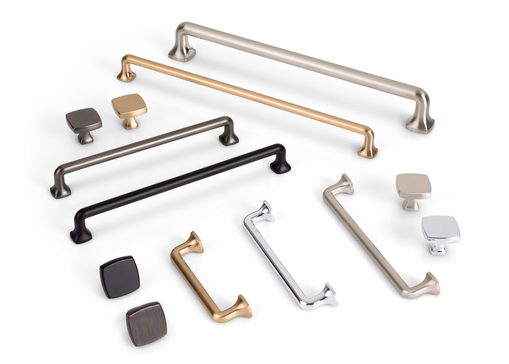 Decorative Hardware Features Softened Square Foot, Rounded Comfort Grip ...